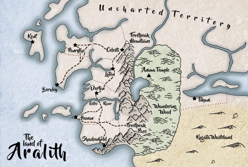 Map of Aralith Pt 2 | T.L. Branson